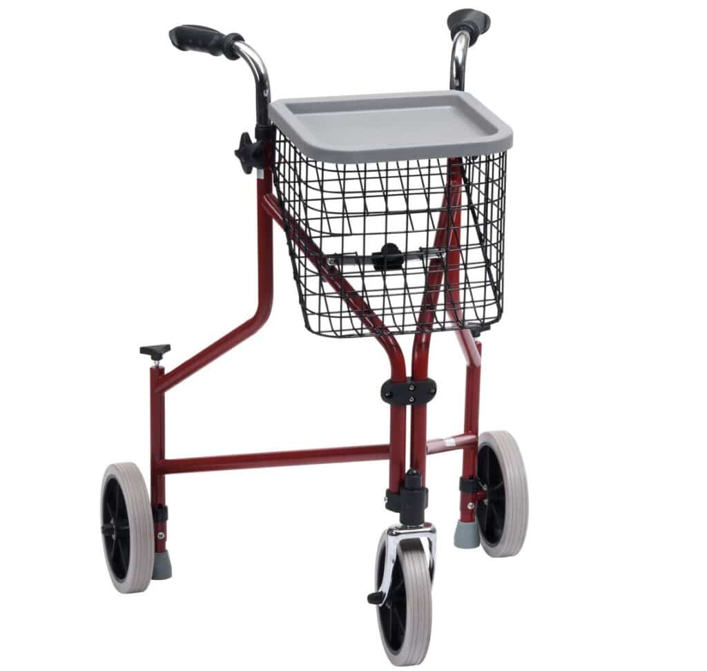 Steel Triwalker With Push Down Brakes – SHEEN MOBILITY